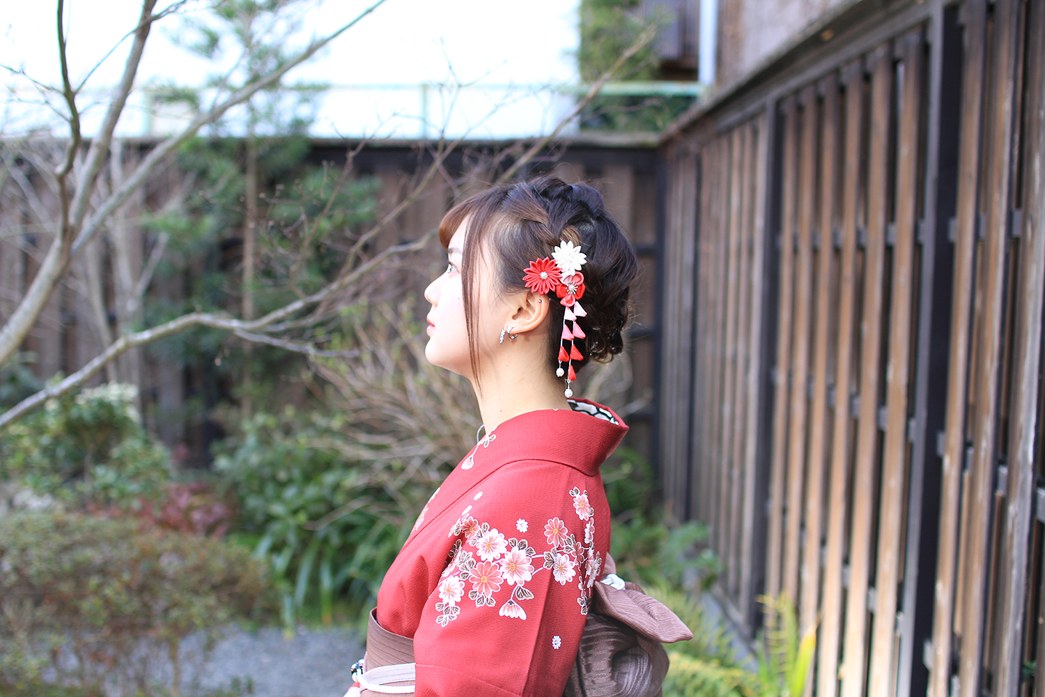 Authentic hair styling ｜Rent a kimono or yukata at Okamoto in Kyoto ...